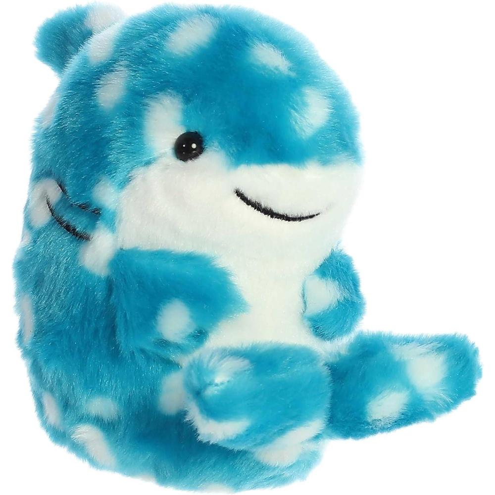 Aurora® Round Rolly Pet™ Willa Whale Shark™ Stuffed Animal – Adorable ...